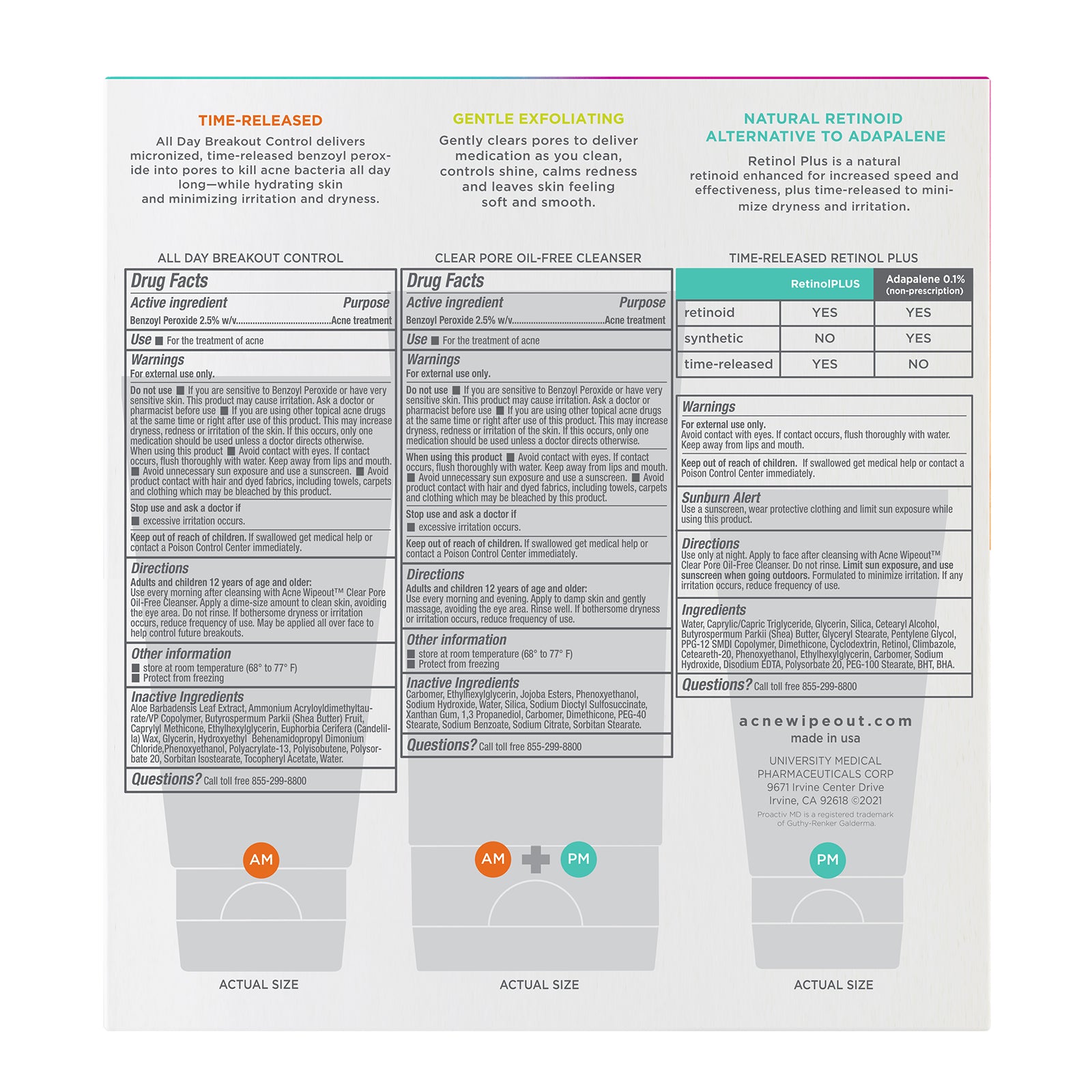Acne Wipeout® Clinical Acne System